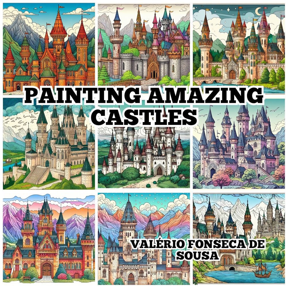 PAINTING AMAZING CASTLES - Valério Fonseca | Hotmart