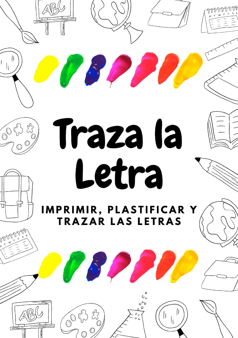 GRAN libro para trazar letras para preescolar de 2 a 5 años - Educa...