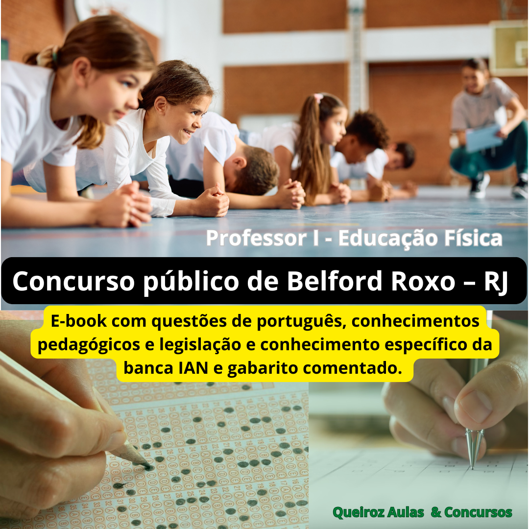 COMBO Concurso Professor de Educação Física Belford Roxo/RJ: 30 Que...