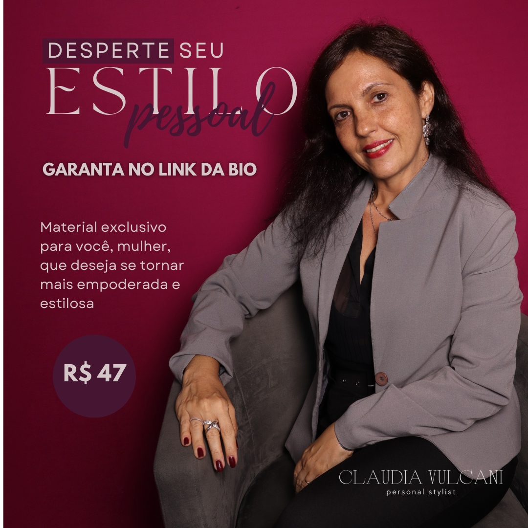 DESPERTE SEU ESTILO PESSOAL - CLAUDIA TORRES VULCANI | Hotmart