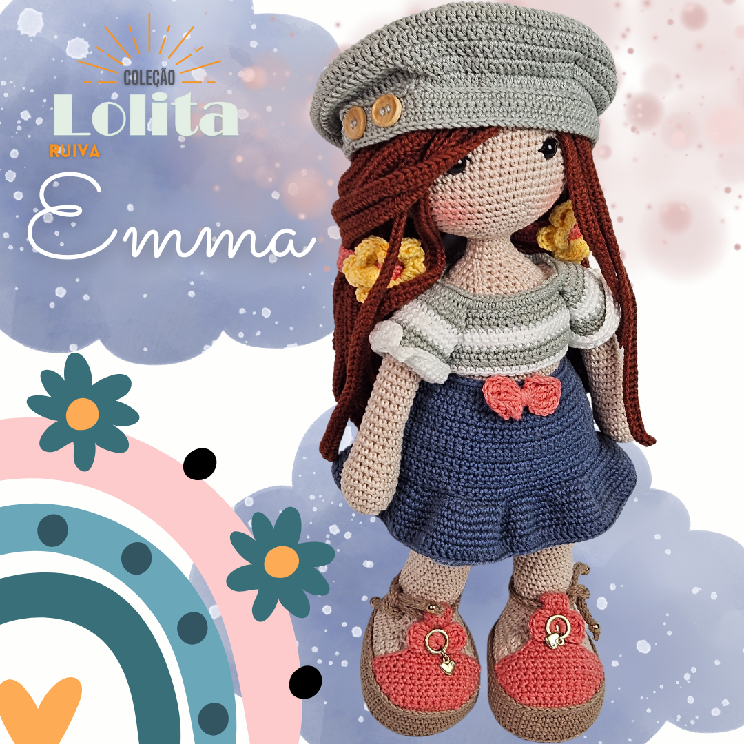 Boneca Emma - Barroca Atelie Oficial | Hotmart