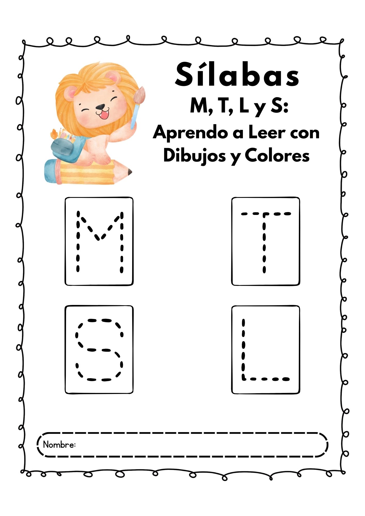 Sílabas M, T, L y S: Aprendo a Leer con Dibujos y Colores | Hotmart