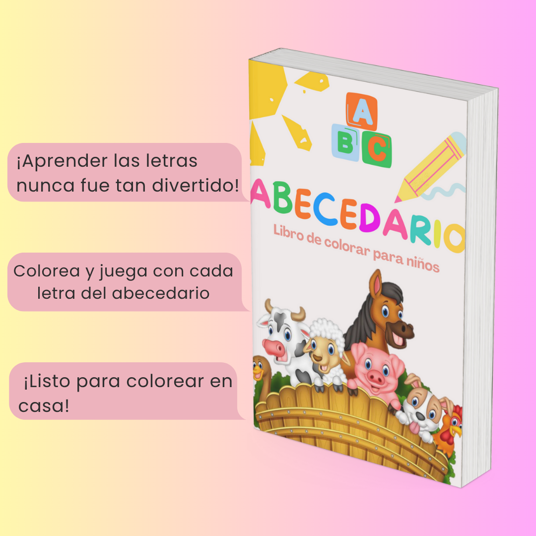ABECEDARIO - Libro de colorear para niños