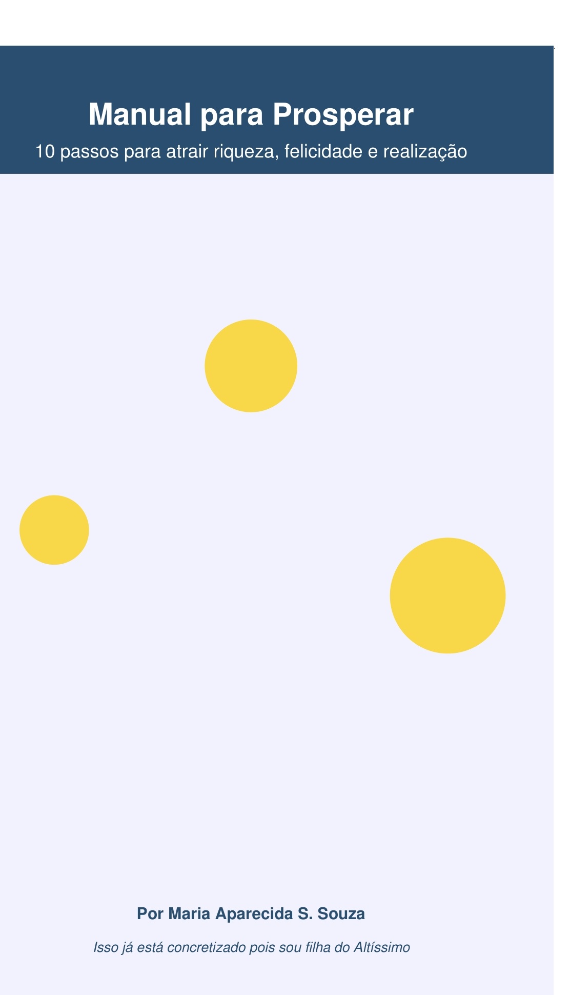 Manual para Prosperar - dra maria souza | Hotmart