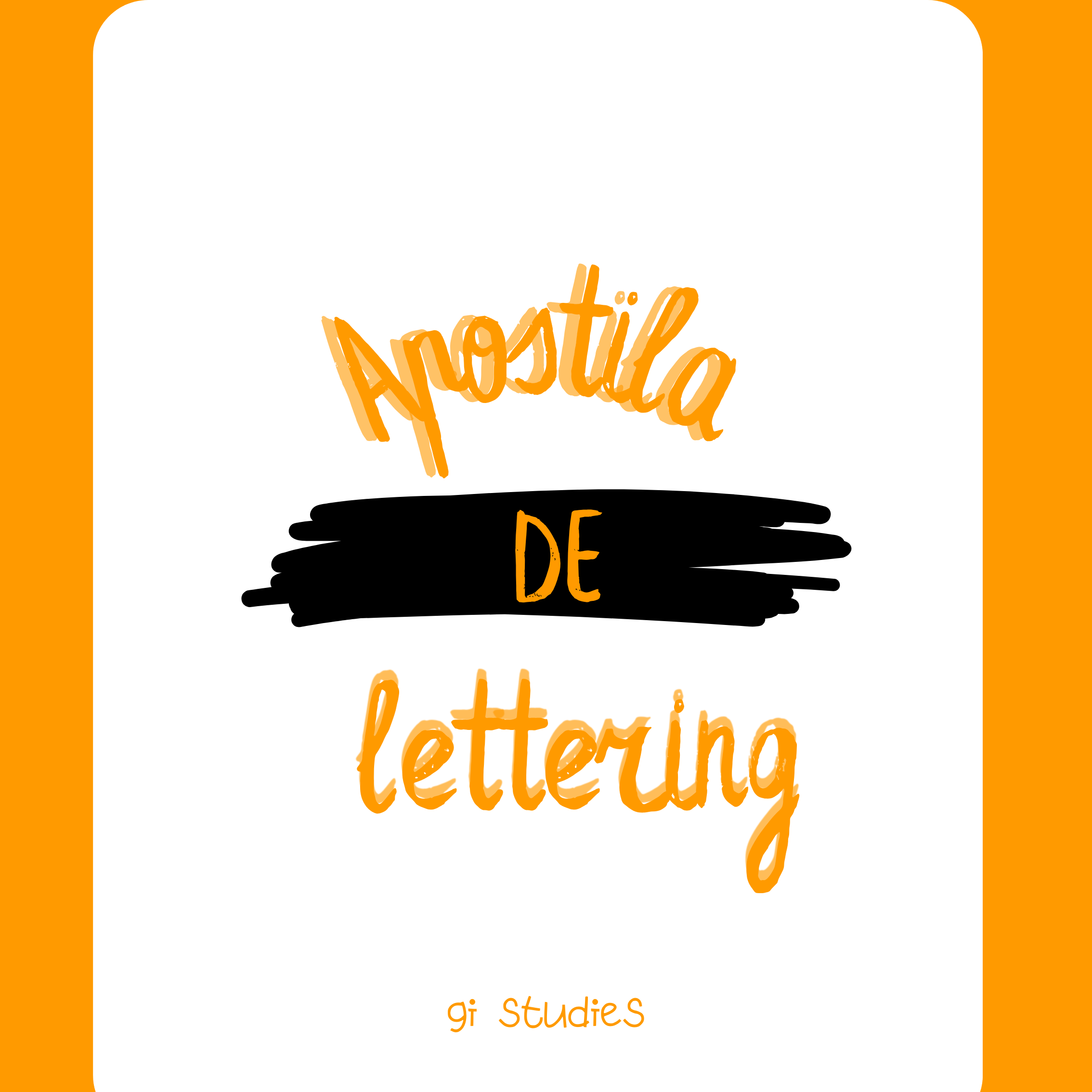 Apostila de lettering