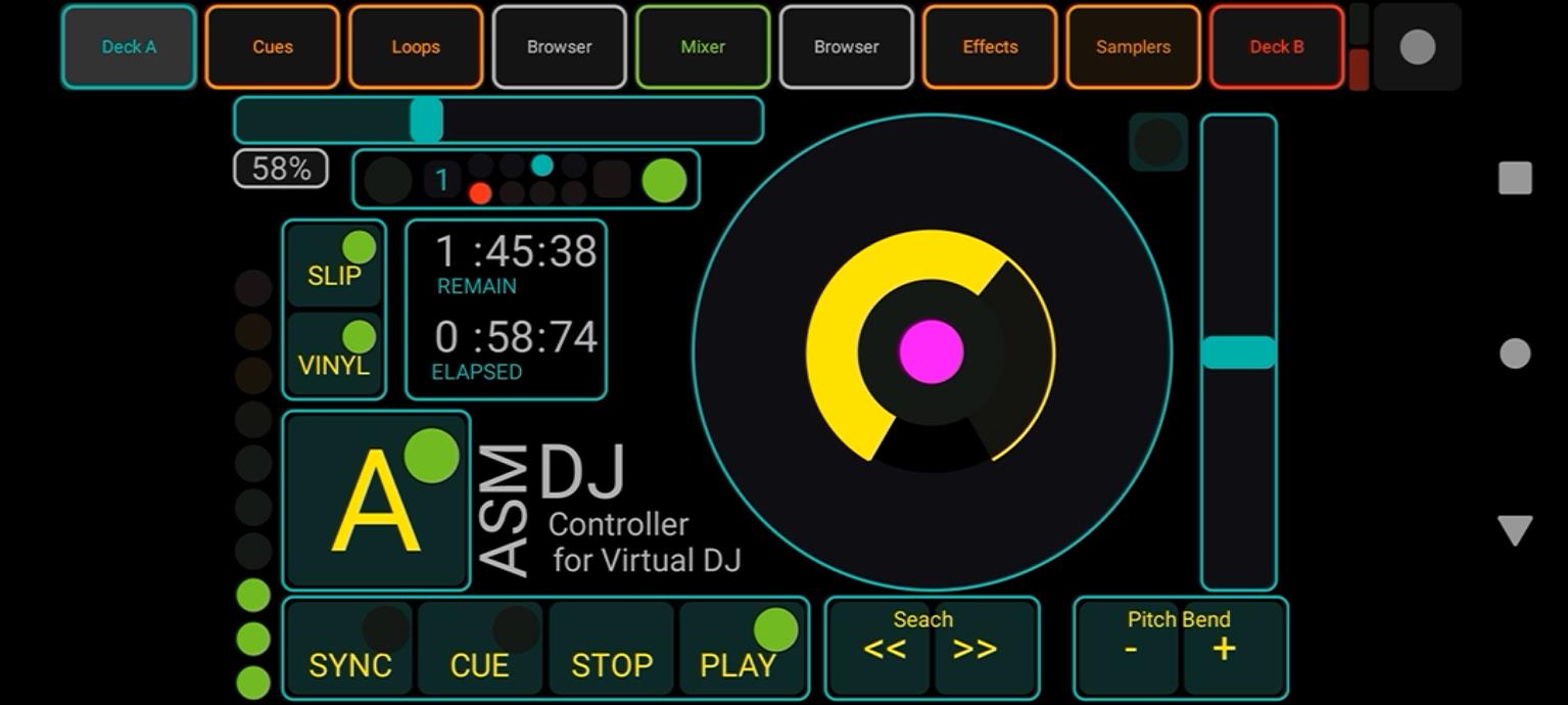 ASM DJ Controller - TouchOSC Mk1 Layout / VirtualDJ - Alexandre da ...