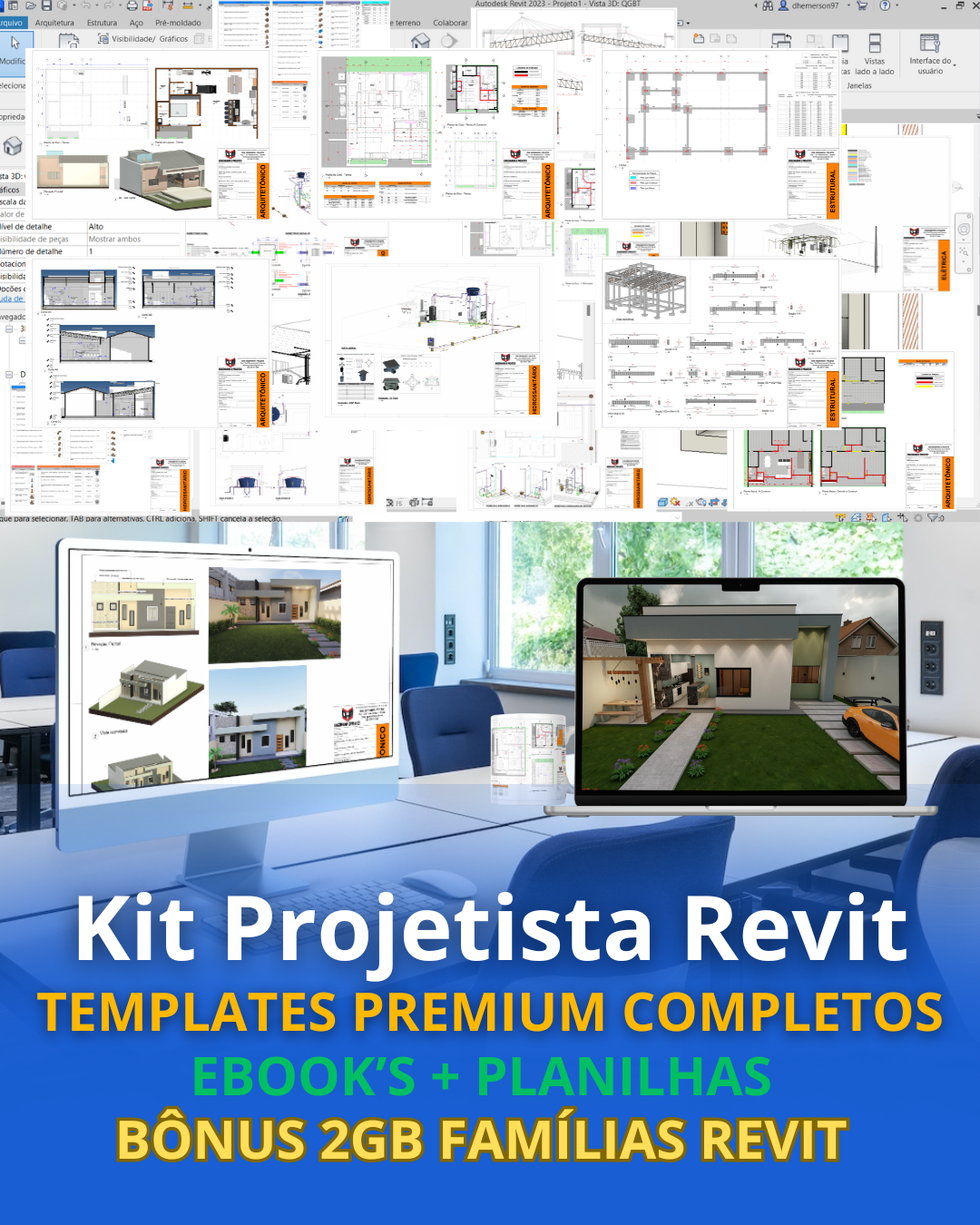 KIT PROJETISTA REVIT - Dhemerson Moreira | Hotmart
