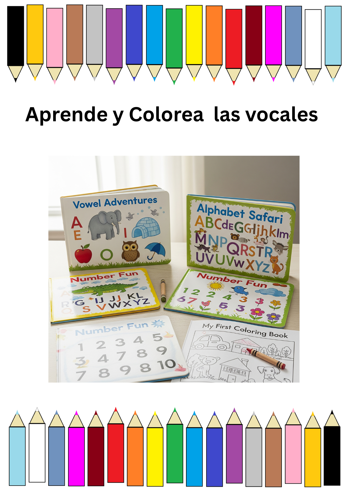 Aprende y Colorea: Vocales y Abecedario | Hotmart
