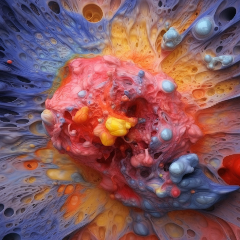 3D hyperrealistic cancer cell - alphaQuMol.Tech | Hotmart