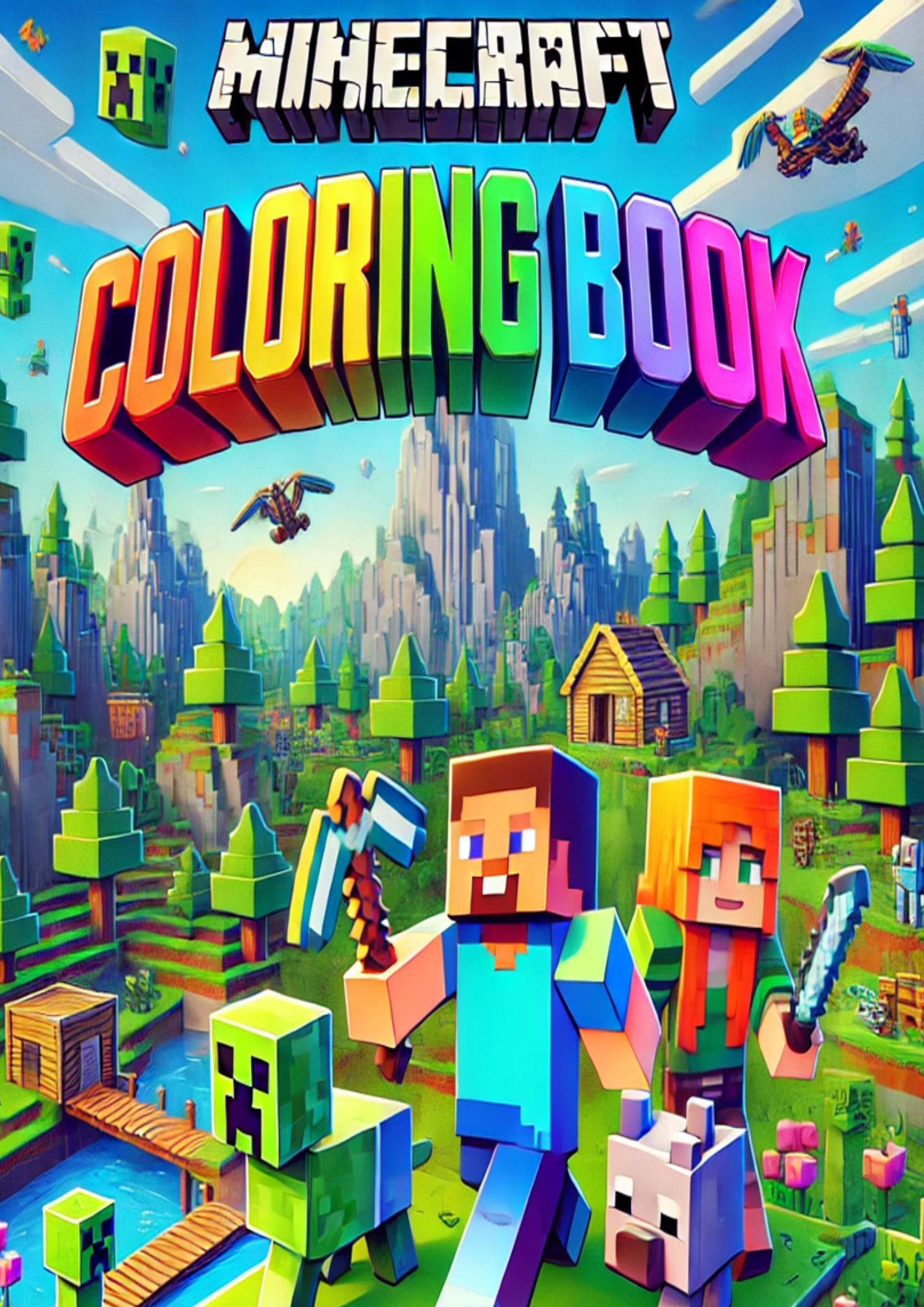 COLORING BOOK MINECRAFT - Gisiele Aparecida Queiroz de Moraes Voloc...
