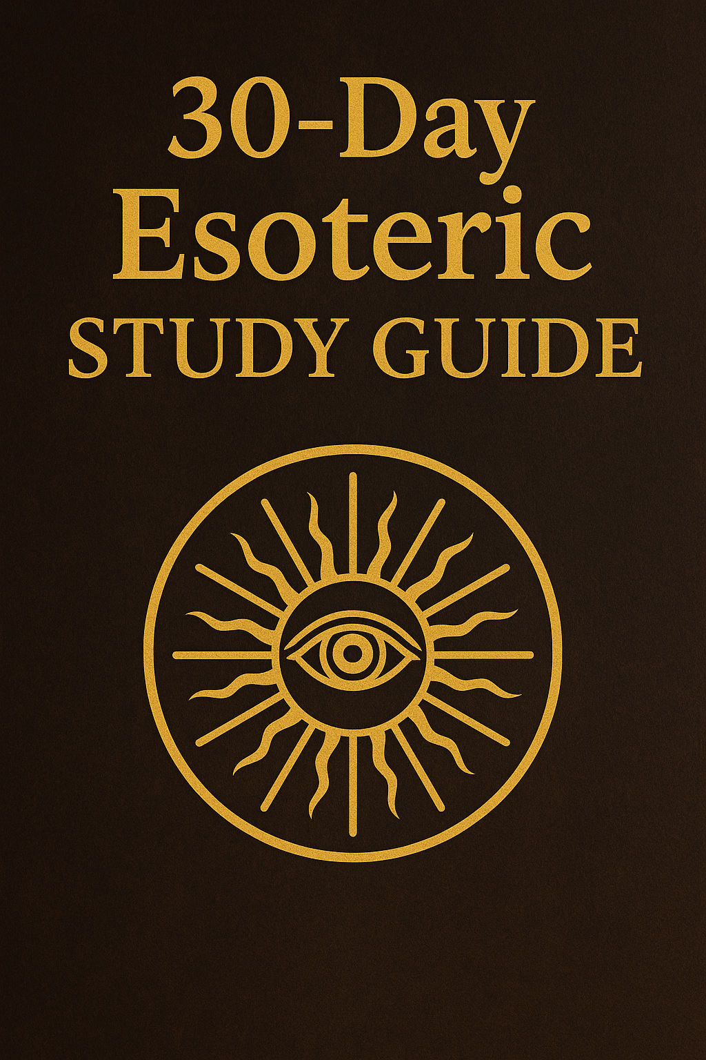 30-Day Esoteric Study Guide