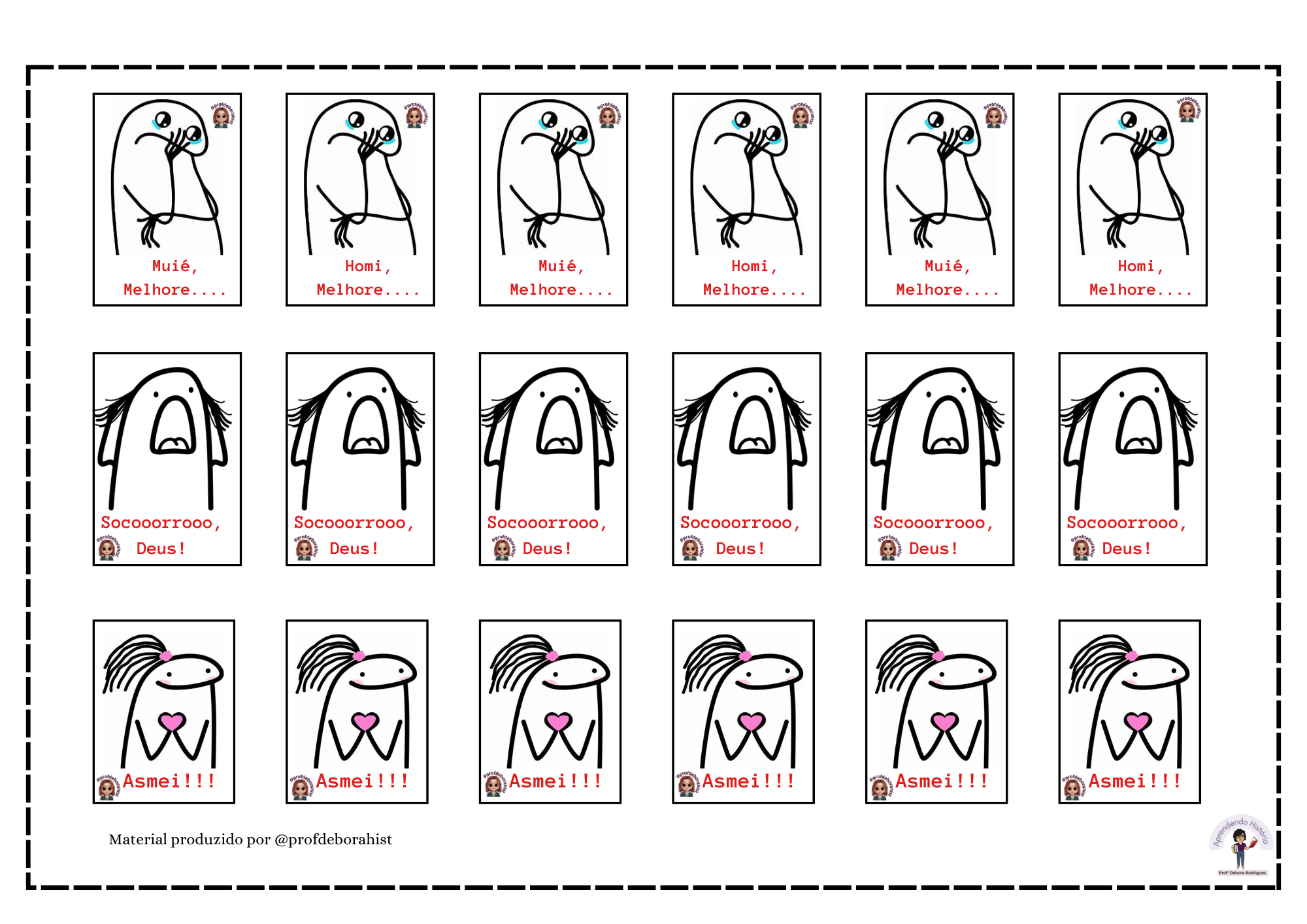 Pack de Memes - Flock (tampa nota) - DEBORA EVELIN SANTOS RODRIGUES...