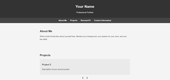 Portfólio Simples Responsivo