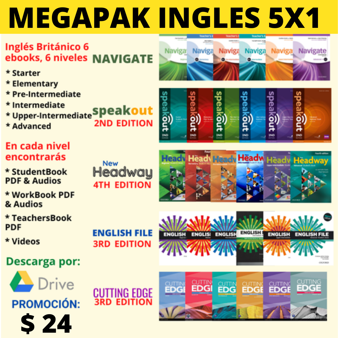 SUPER MEGAPACK INGLES 5X1 - Emporio Virtual | Hotmart