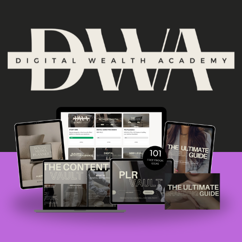Digital Wealth Academy (DWA) +MRR +BONOS GRATIS