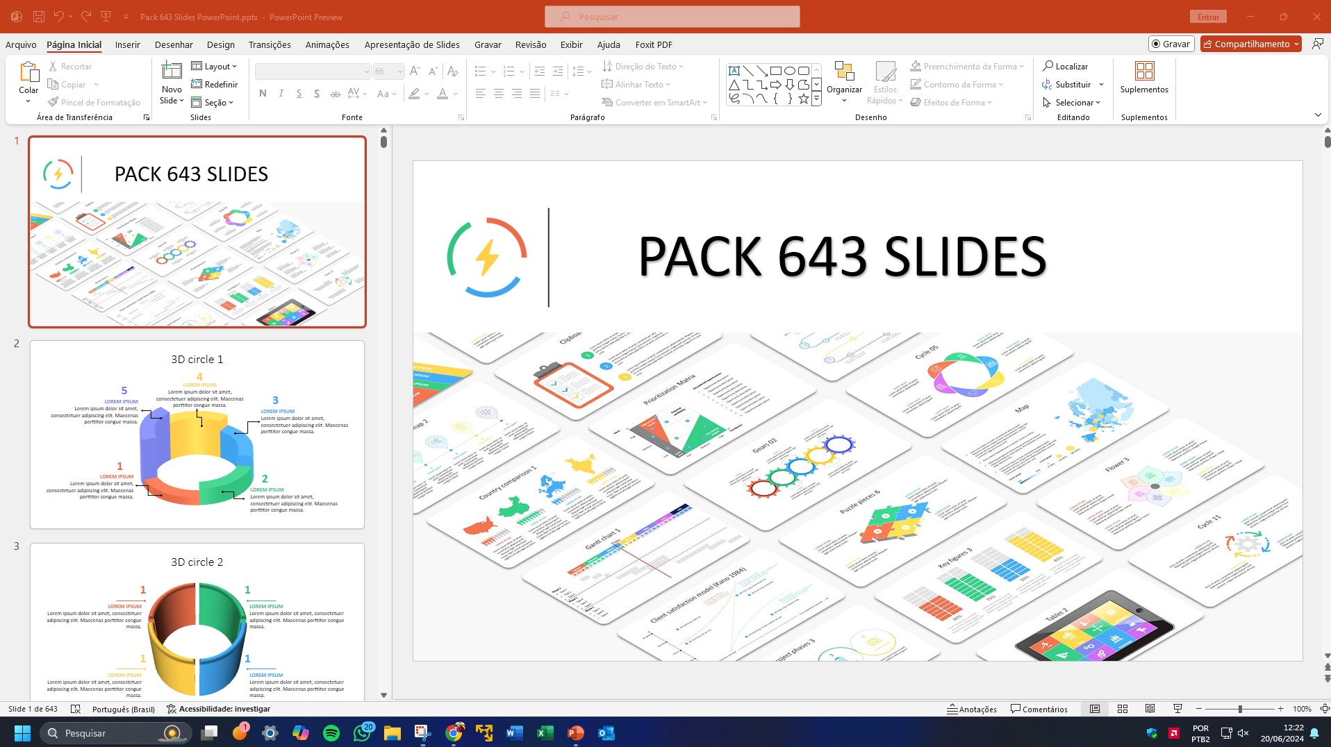 643 Slides de PowerPoint 100% Editáveis - Rafael | Hotmart