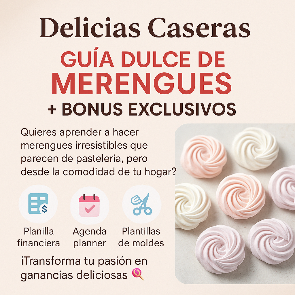 Delicias Caseras: Guía Dulce de Merengues + Bonus Exclusivos