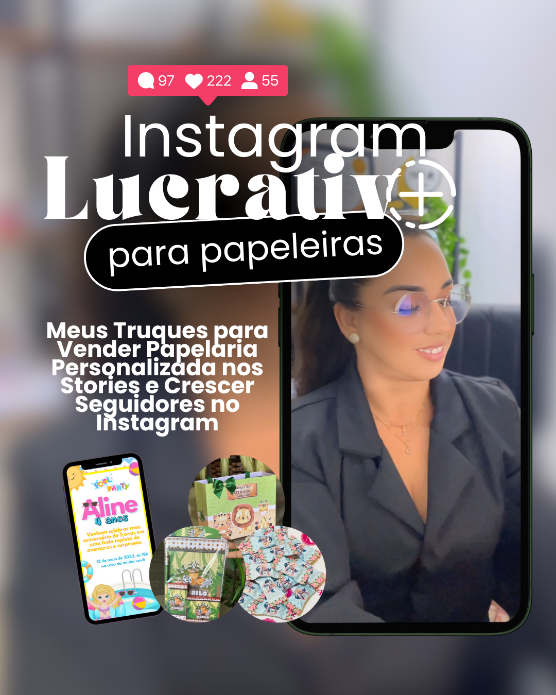 INSTAGRAM LUCRATIVO PARA PAPELEIRAS - Rivania Ribeiro | Hotmart