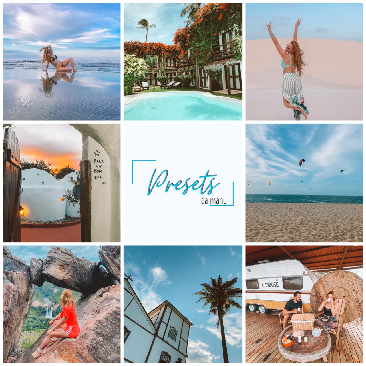 Presets da Manu Trip - Transforme suas fotos de maneira incrível com meus Presets (Lightroom ...