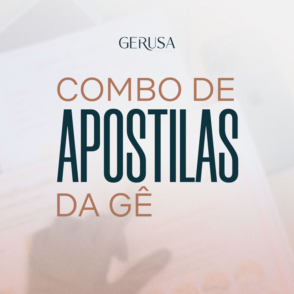 COMBO APOSTILAS DA GÊ - Gerusa Nail Design | Hotmart