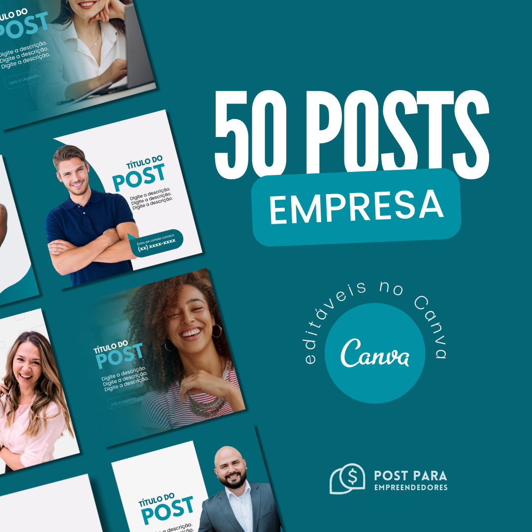 Pack de Postagens | Empresa | Post para Empreendedores