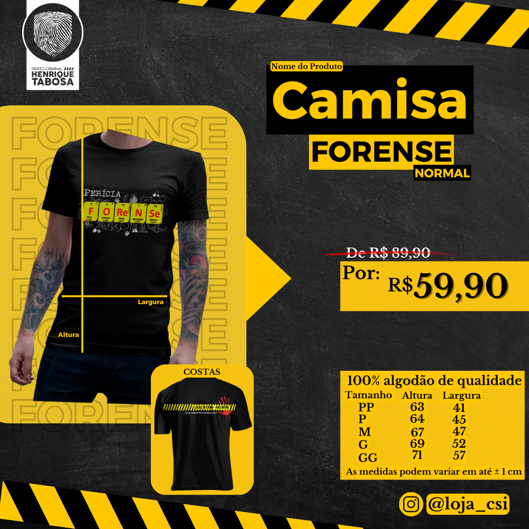 Camisa FORENSE normal - Carlos Henrique Tabosa Pereira da Silva | H...