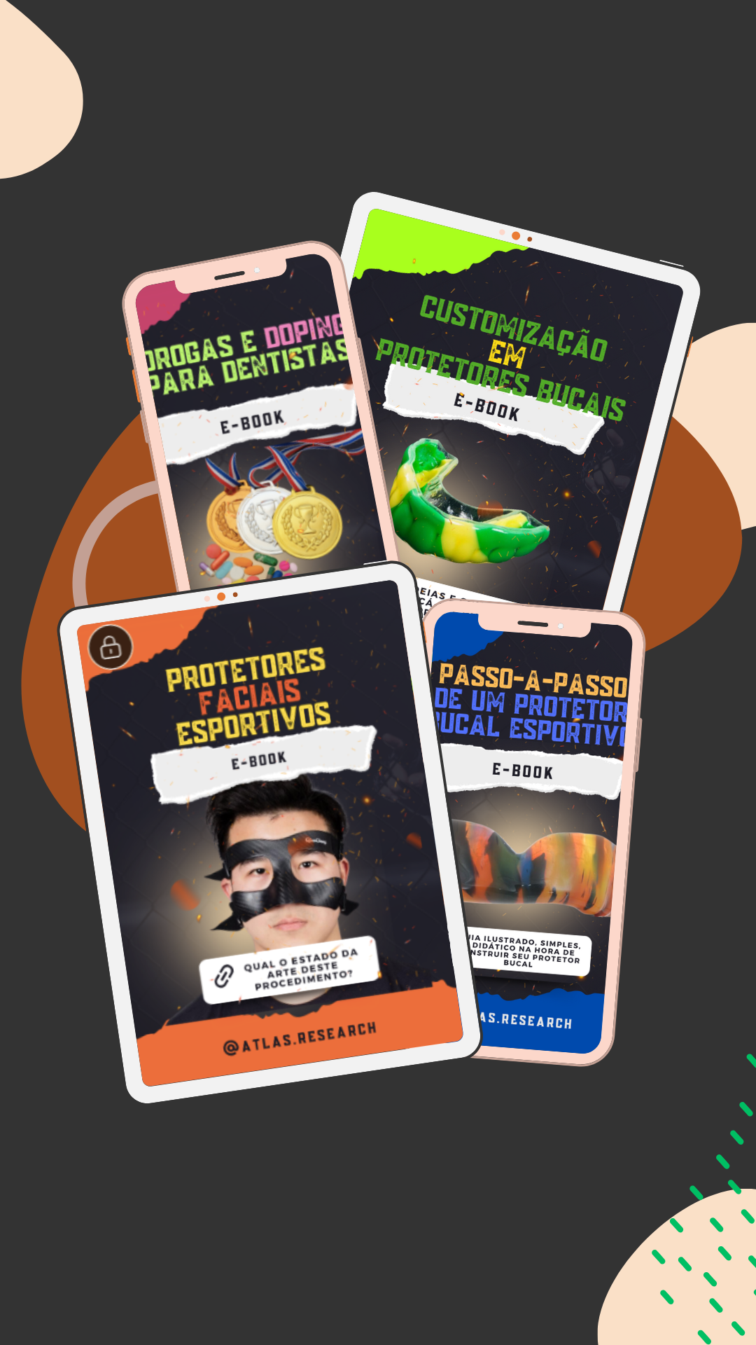 Todos os ebooks da Odontologia do Esporte!