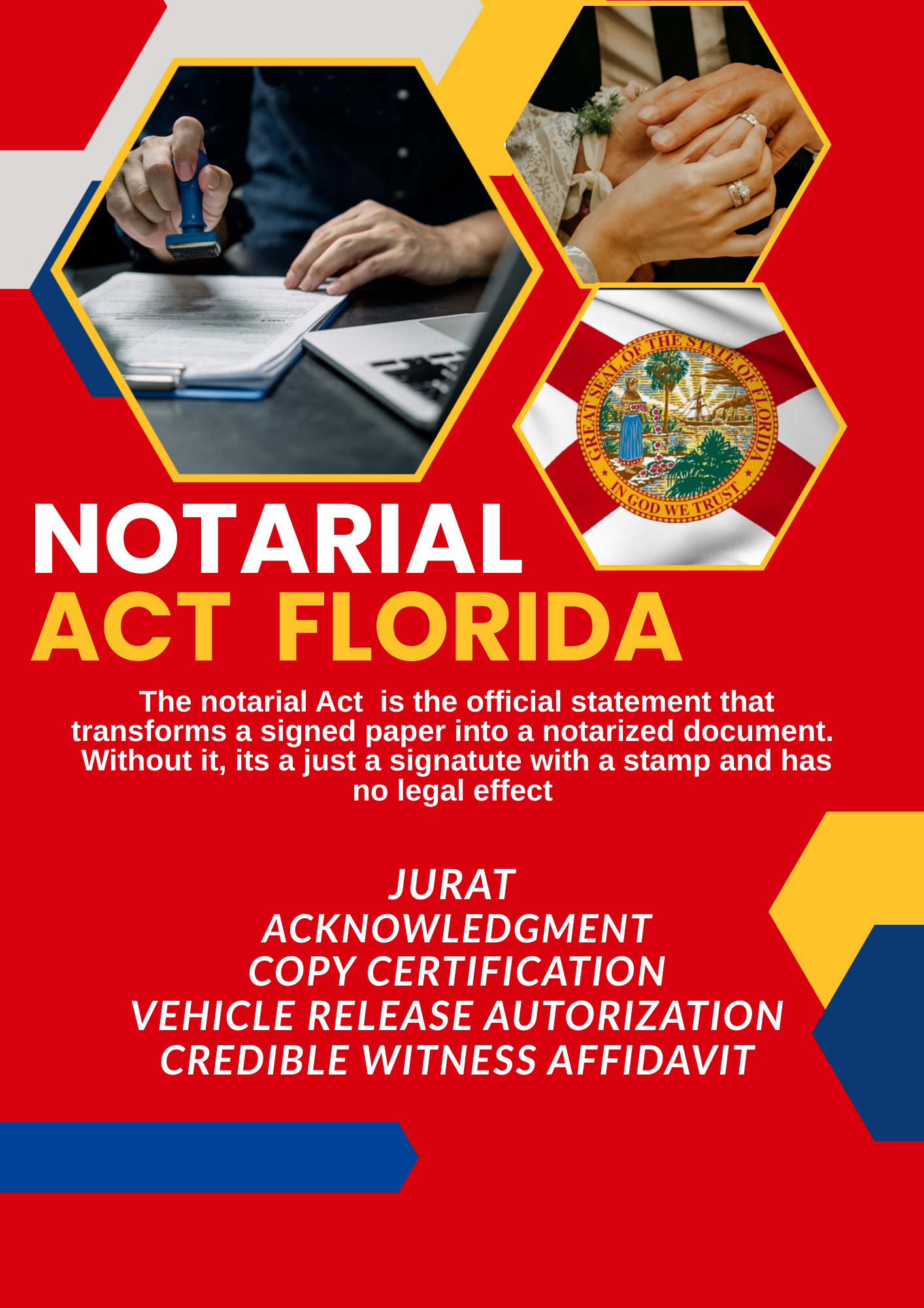 Essential Notary Public Statements – 4 Most-Used Florida Forms (PDF...