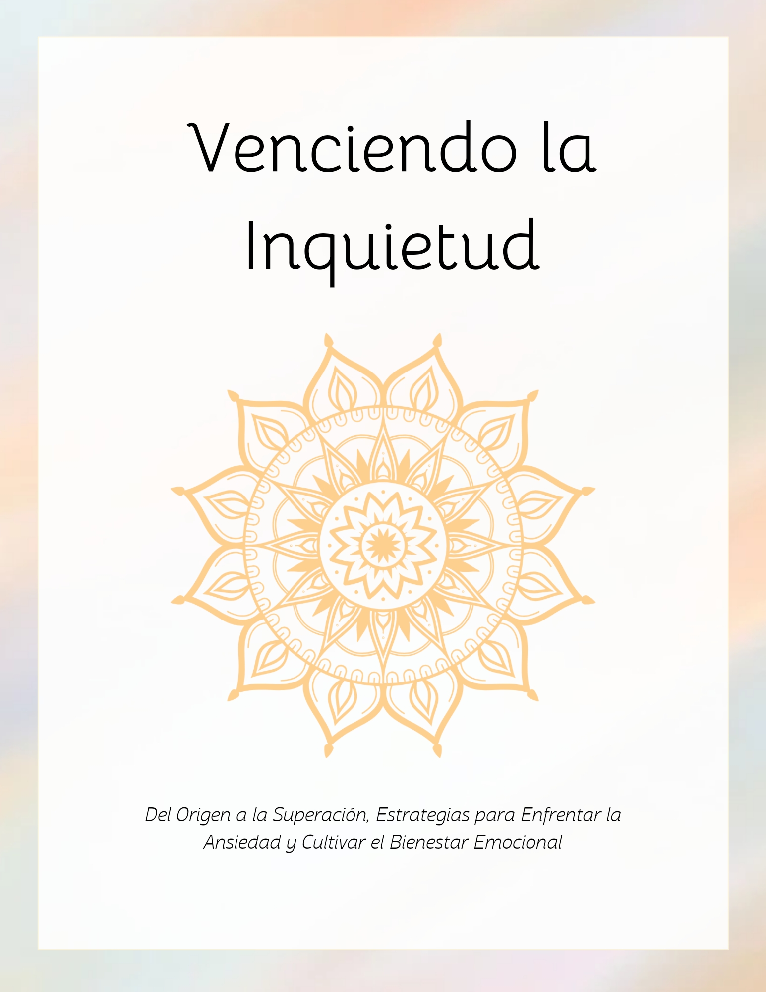 VENCIENDO LA INQUIETUD - Patricia Denise Arce | Hotmart