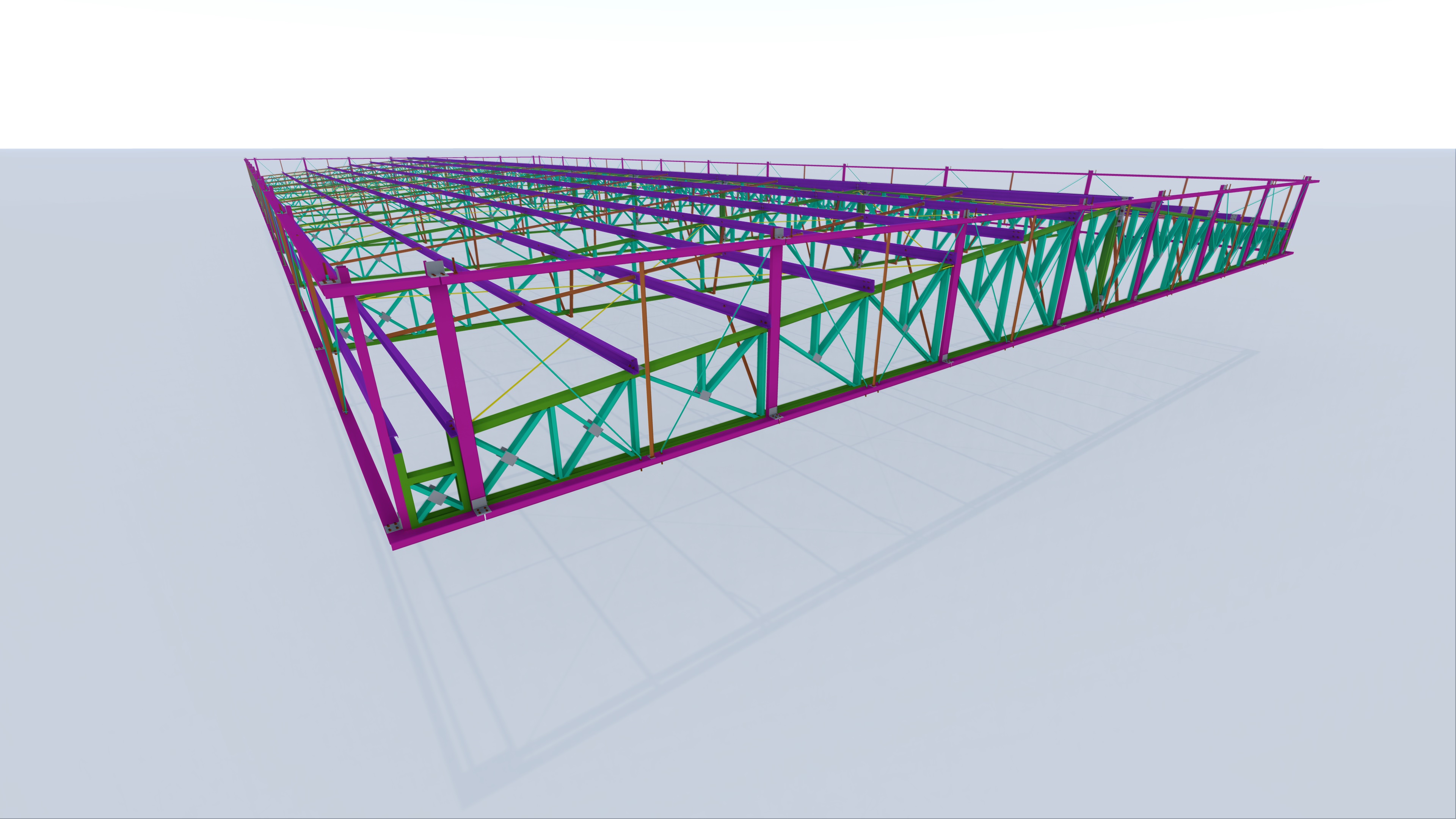 Cobertura Metálica Para Galpão 50X20M - Antônio Maciel de Farias Si...