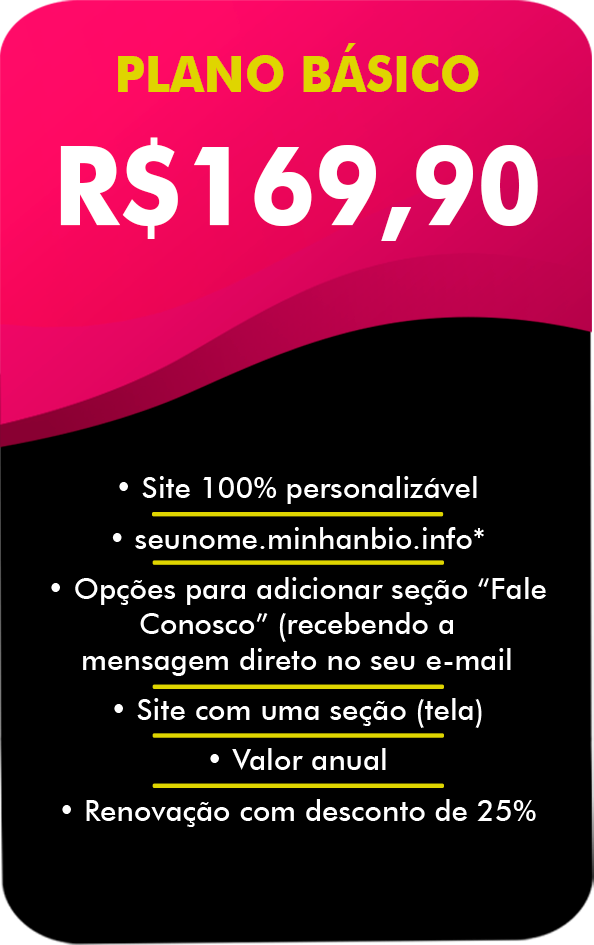 Site de Redirecionamento - Plano Básico