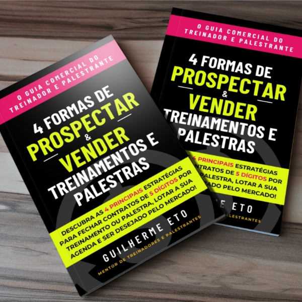 E-book - 4 formas de prospectar e vender treinamentos e palestras