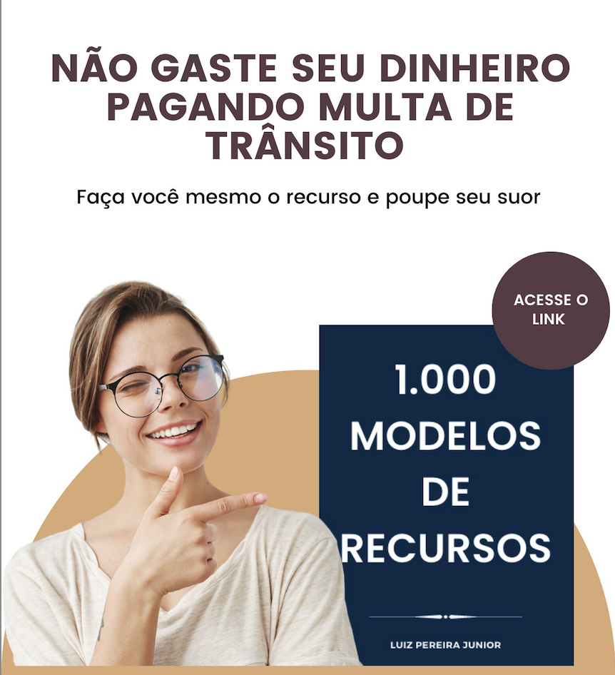 1.000 modelos de recursos de multas de trânsito