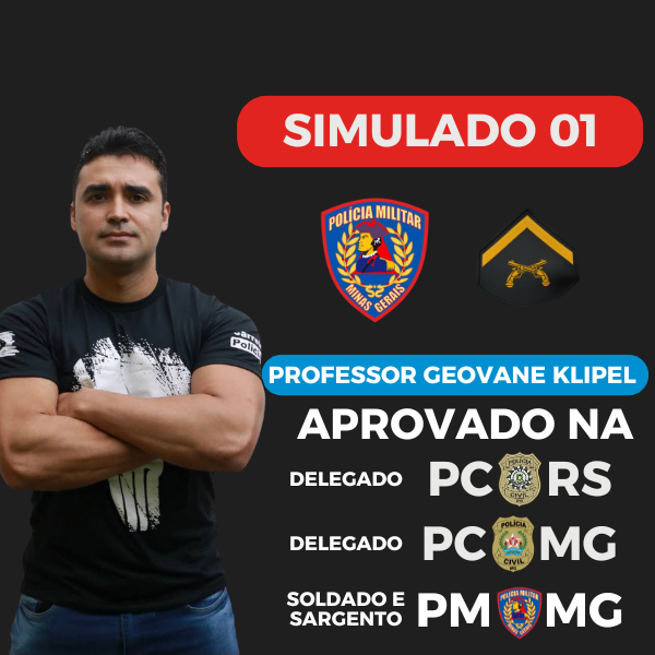 Simulado 01 Comentado Soldado PMMG - Delegado Geovane Klipel | Hot...