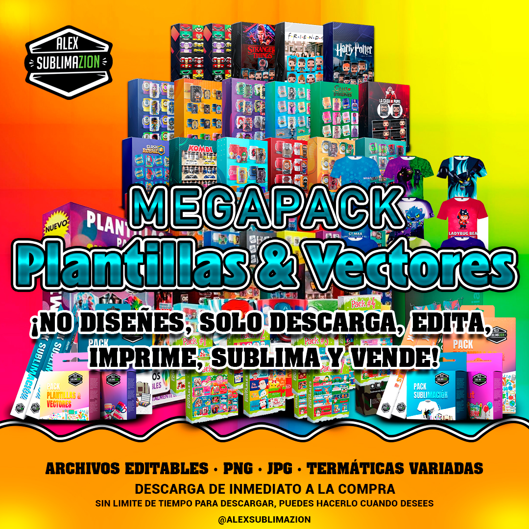 MEGA PACKS DE DISEÑOS
