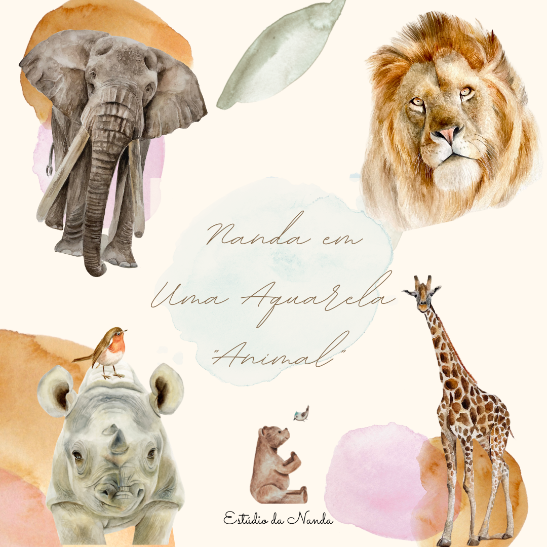 Nanda em Uma Aquarela Animal - Fernanda Peyroton Milani Donadon