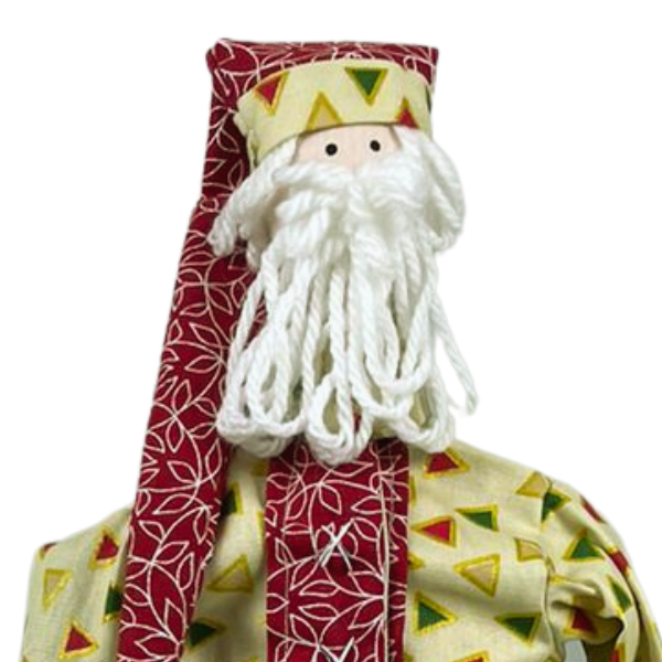 Papai Noel da FluFlu - Boneco de Pano Estilo Tilda - Curso Completo Com ...