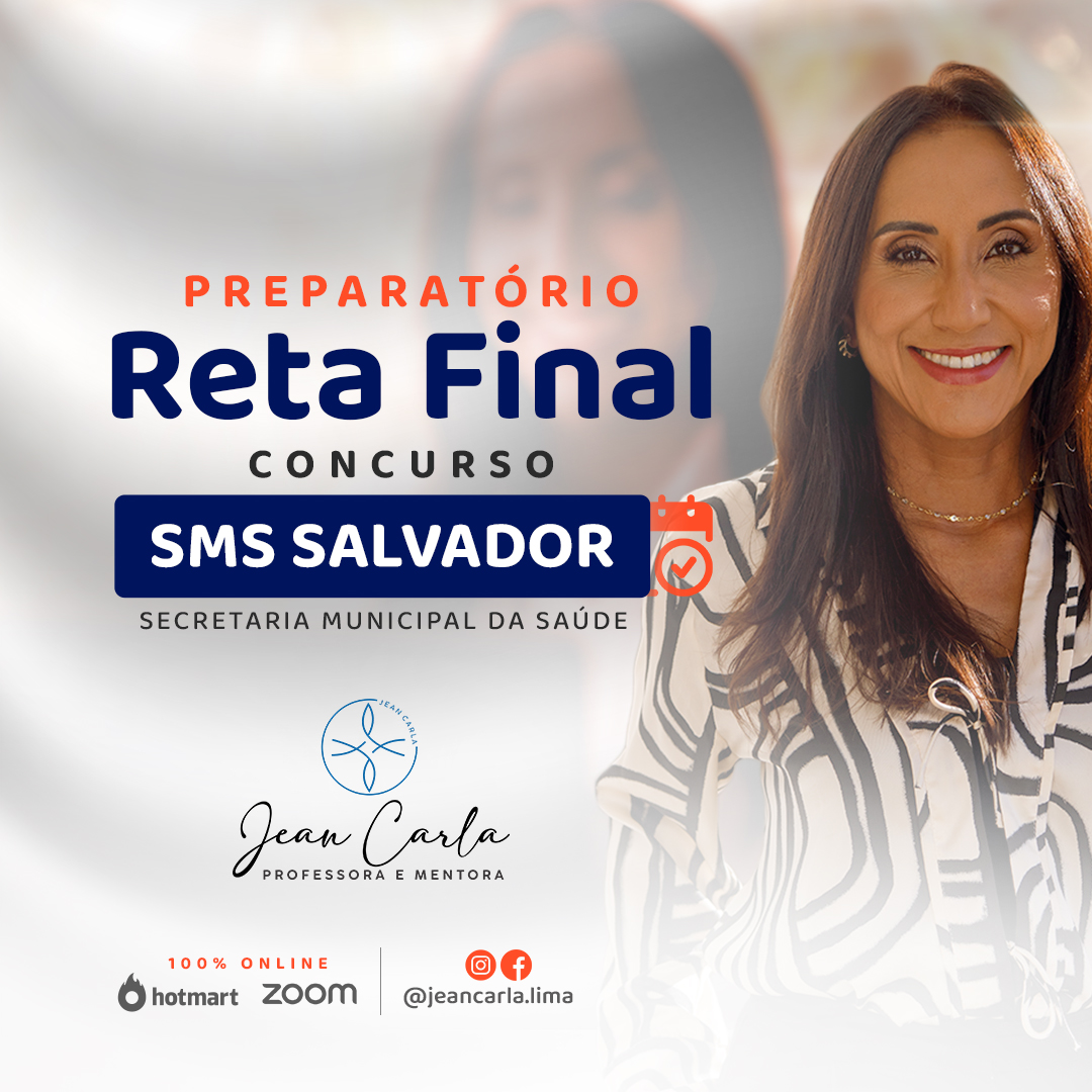 Reta Final para o concurso SMS de Salvador - Jean Carla | Hotmart