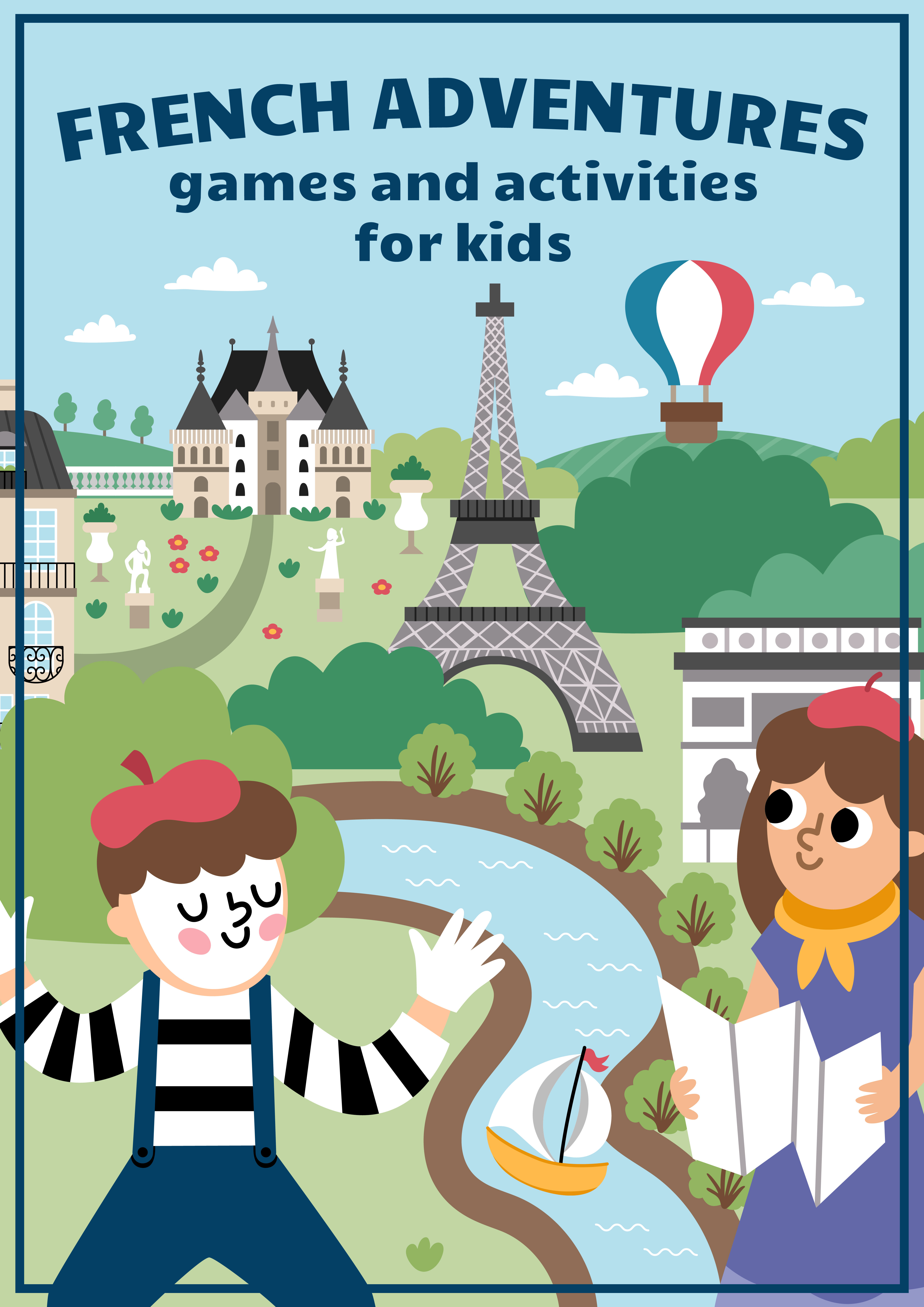 French Adventures - Activities book for Kids