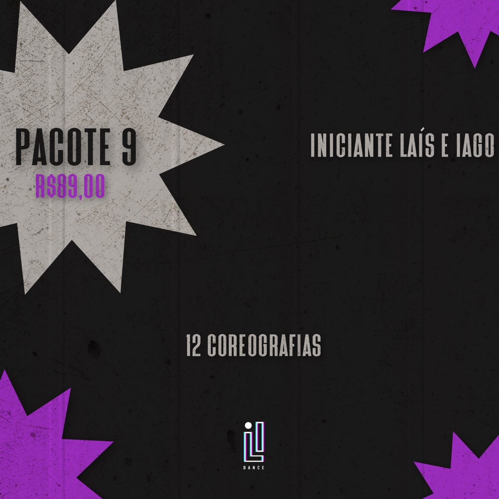 LI DANCE | PACOTE 9 - 12 coreografias (NÍVEL INICIANTE)