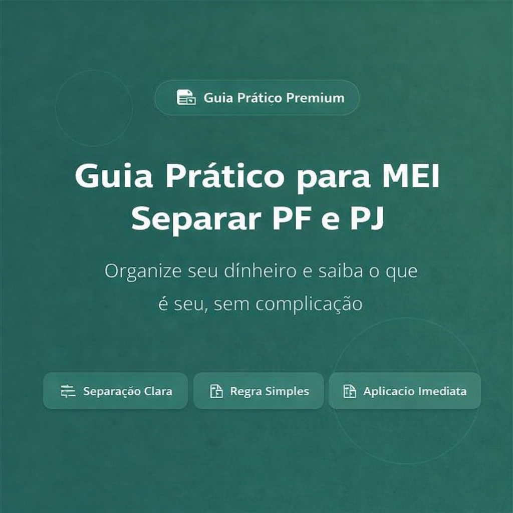 Guia Prático para MEI Separar PF e PJ (sem contador) - FERNANDO RIB...
