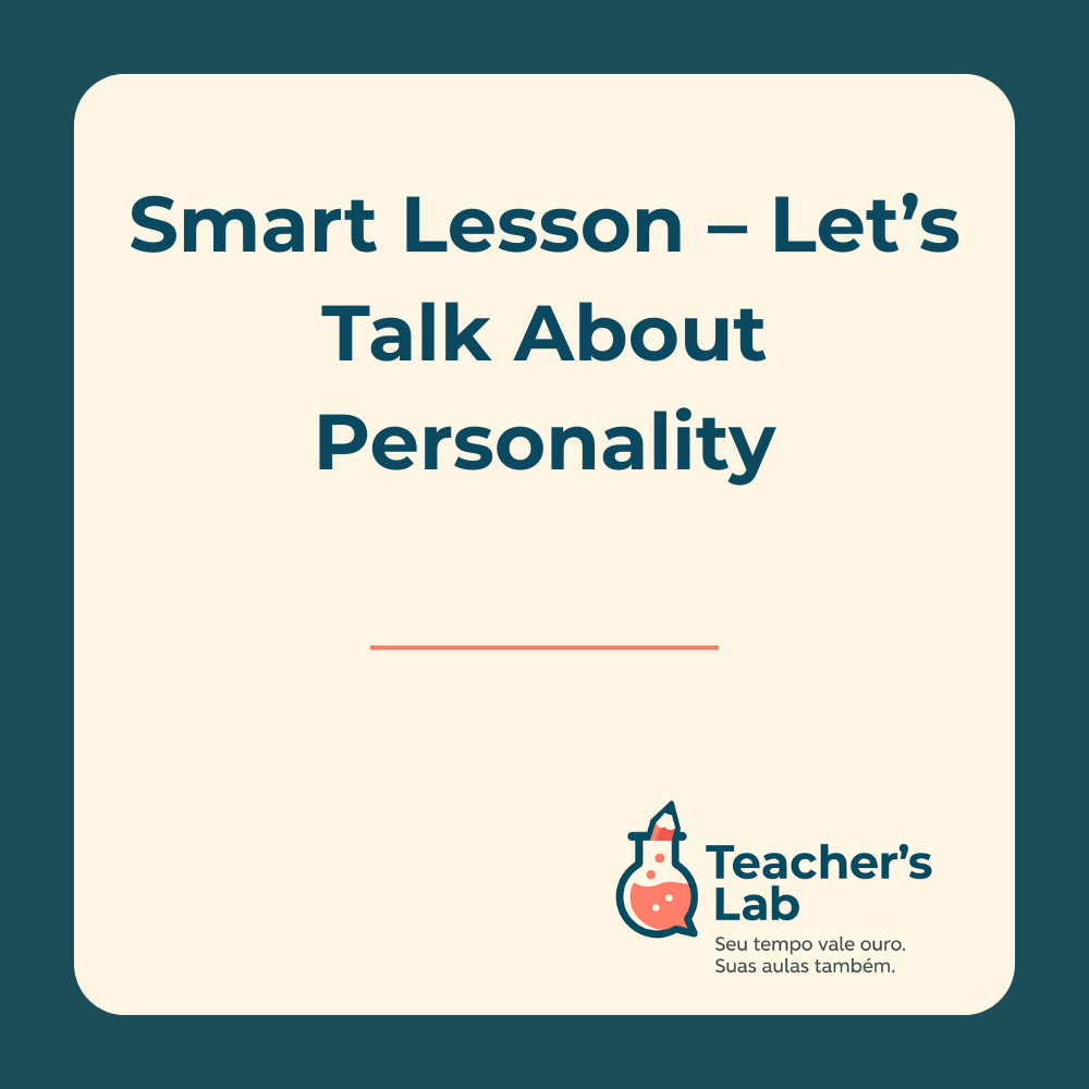 Let’s Talk About Personality & People – Smart Lesson - Teacher's La...