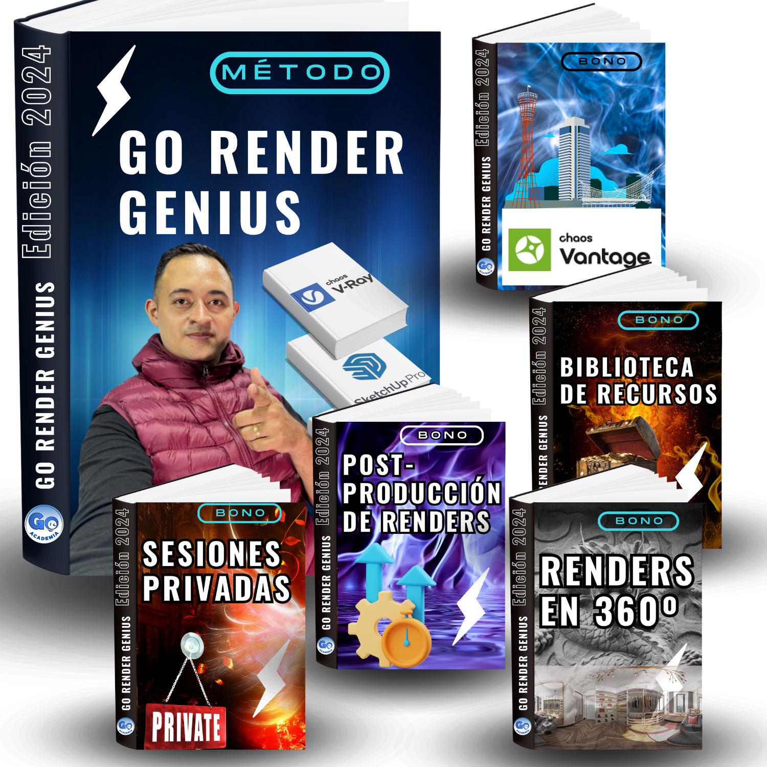 Go Render Genius - De cero a renderista experto - Jair Fabián López...