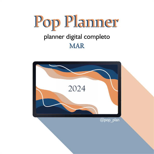 POP Planner 2024 | Planner Digital Completo | MAR - Pollyanna Carva...