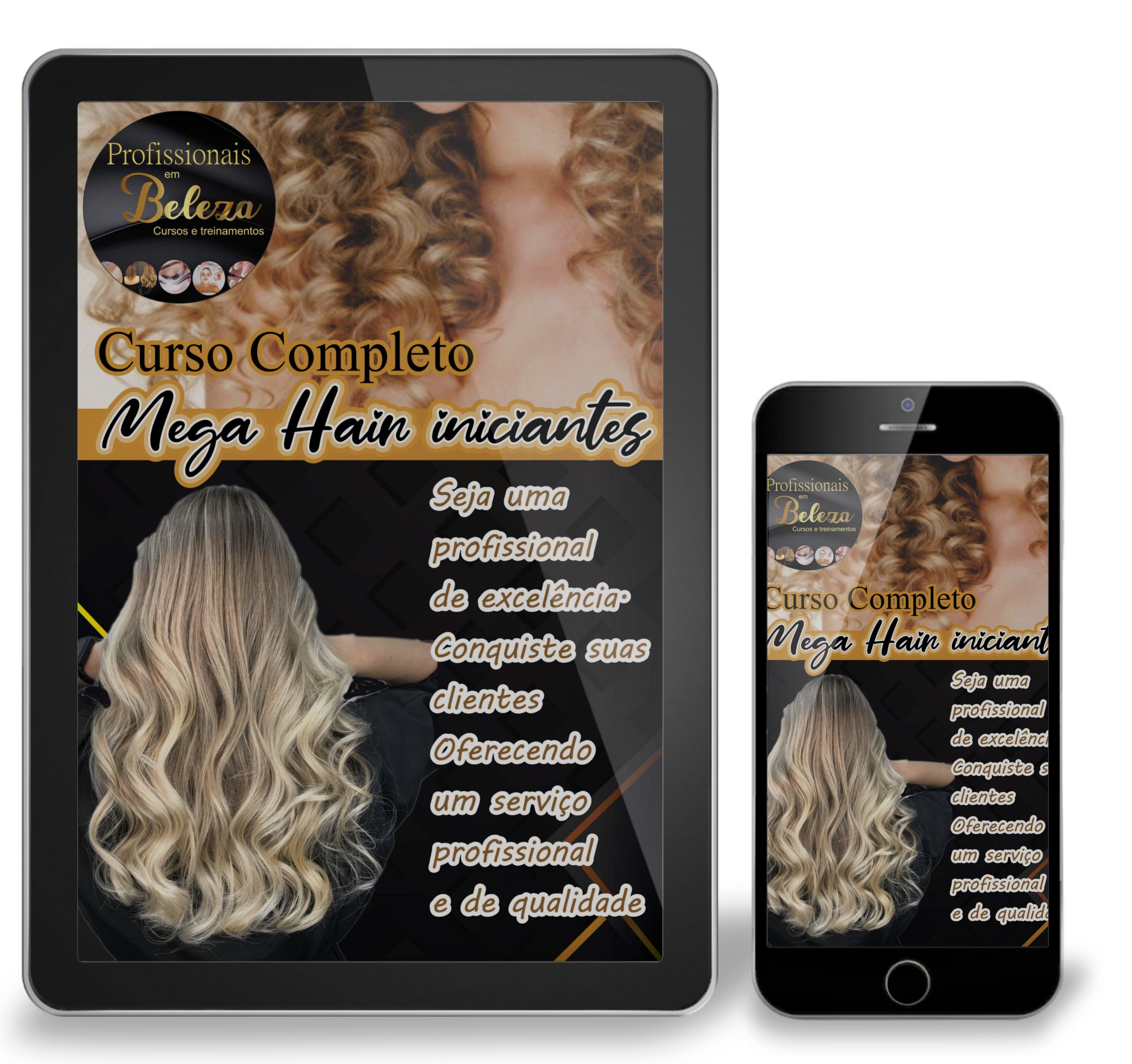 Mega hair iniciante - e-book digital - GFP | Hotmart