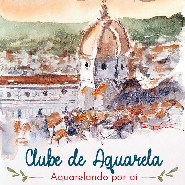 Aquarelando por Aí: Clube de Aquarela ao ar livre - Raquel Falk