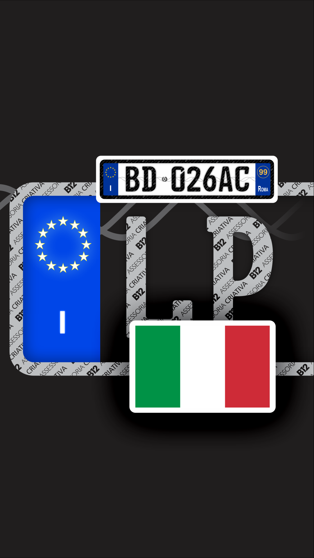 European Vehicle Registration Plate in Vector 100% accurate | Italy ...