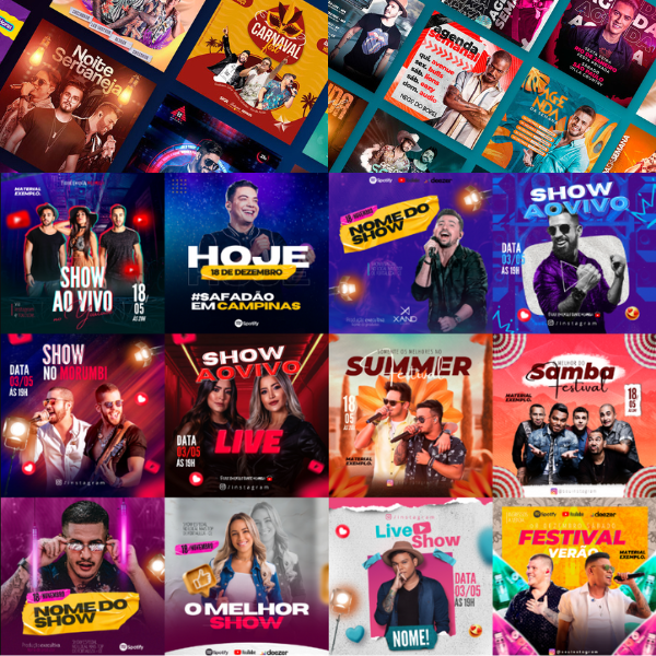 Pack Show e Eventos Canva - MARCELO LEITE | Hotmart