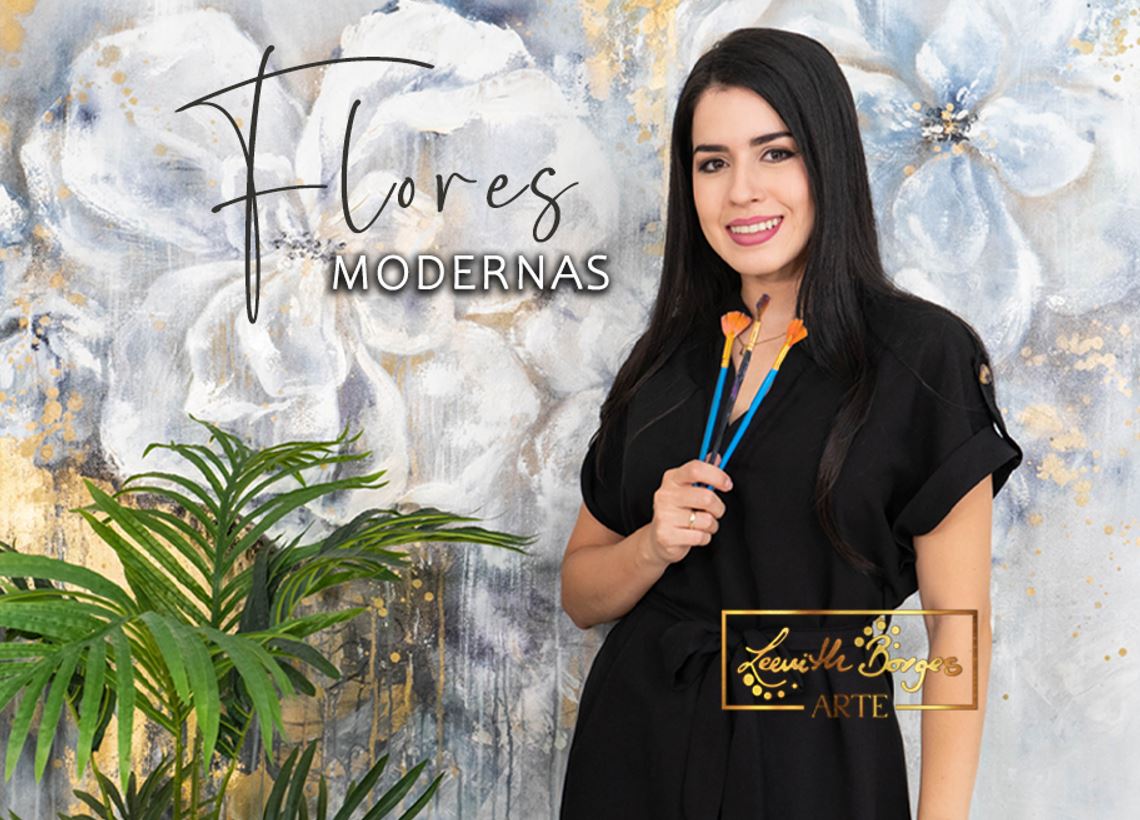 Curso Flores Modernas - Leenith Borges - Arte | Hotmart