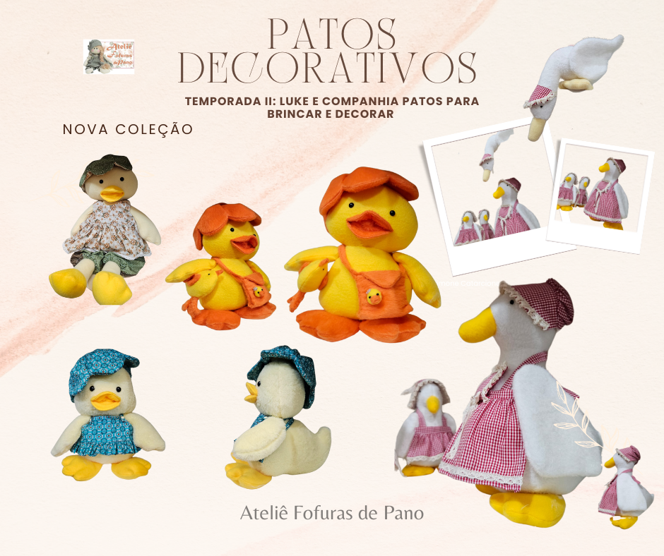 Família Charmosa dos Patos Decorativos – Temporada II: Luke e Compa...